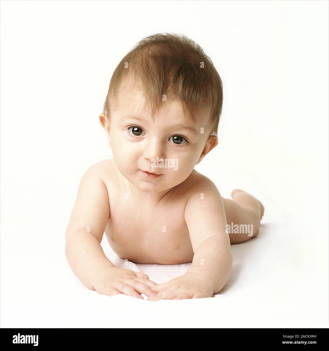 Five Month Old Baby Stock Photo Alamy