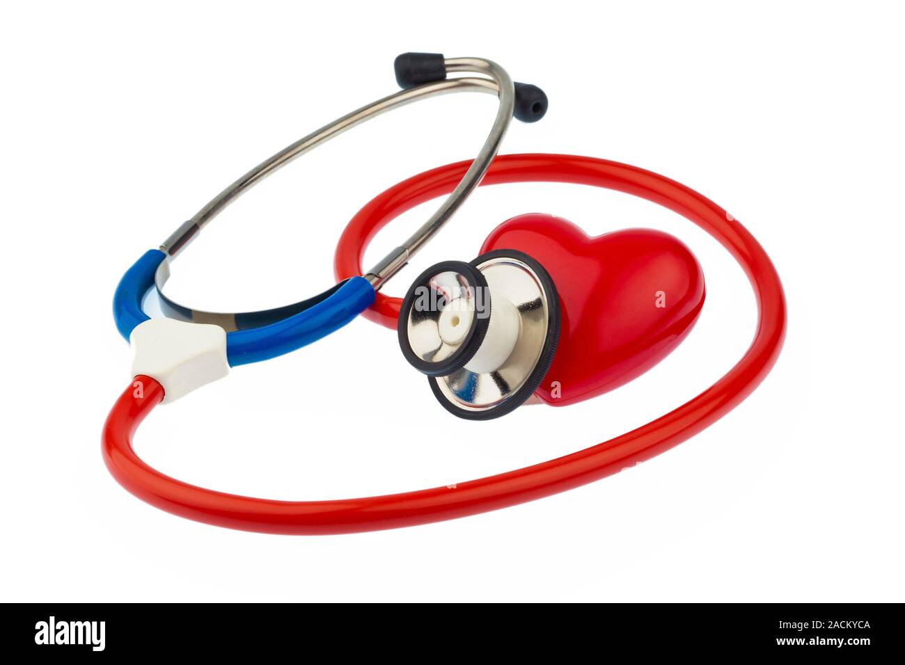 Stethoscope and heart Stock Photo - Alamy