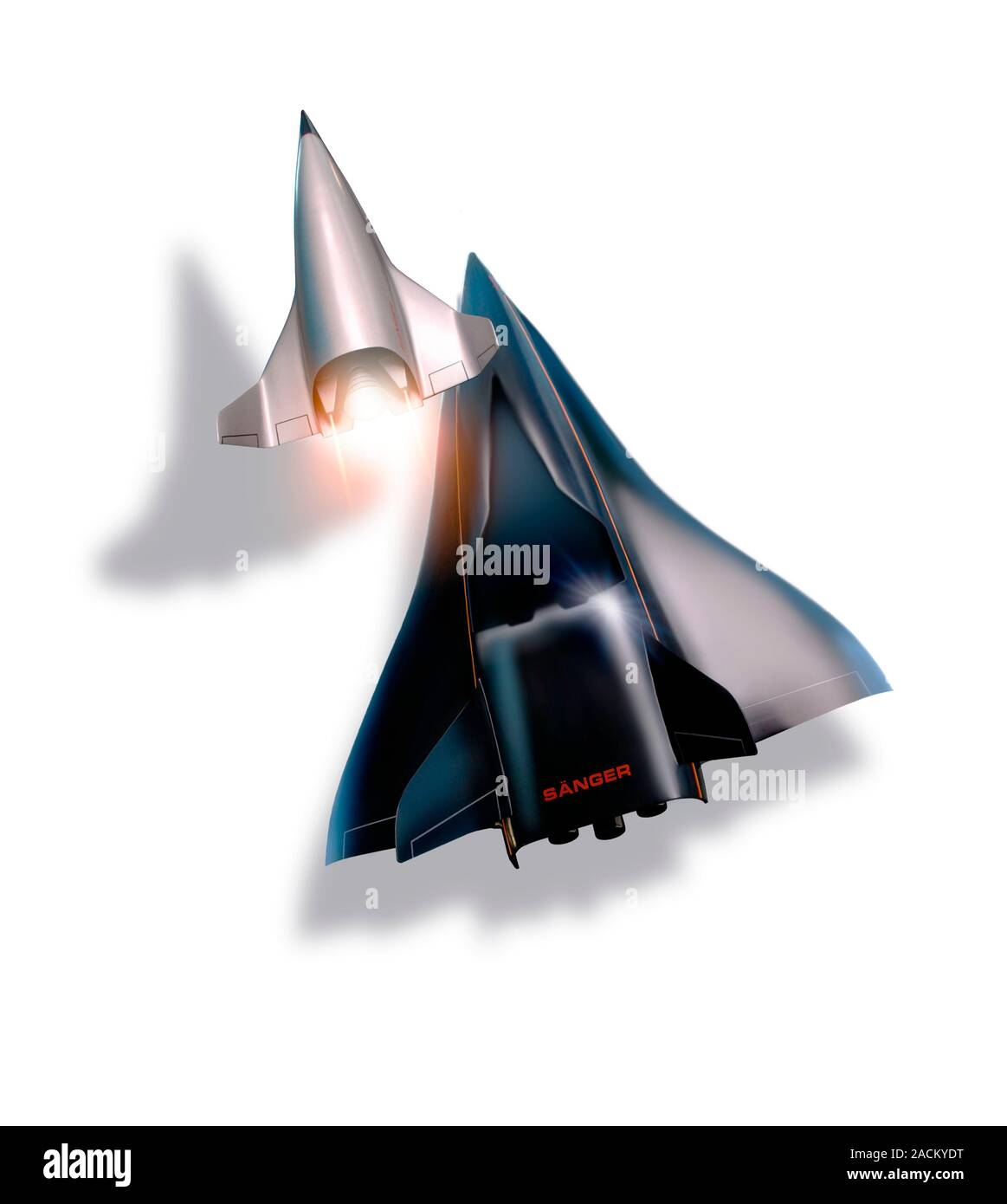 Saenger/Horus spaceplane. Computer artwork of the proposed Saenger ...