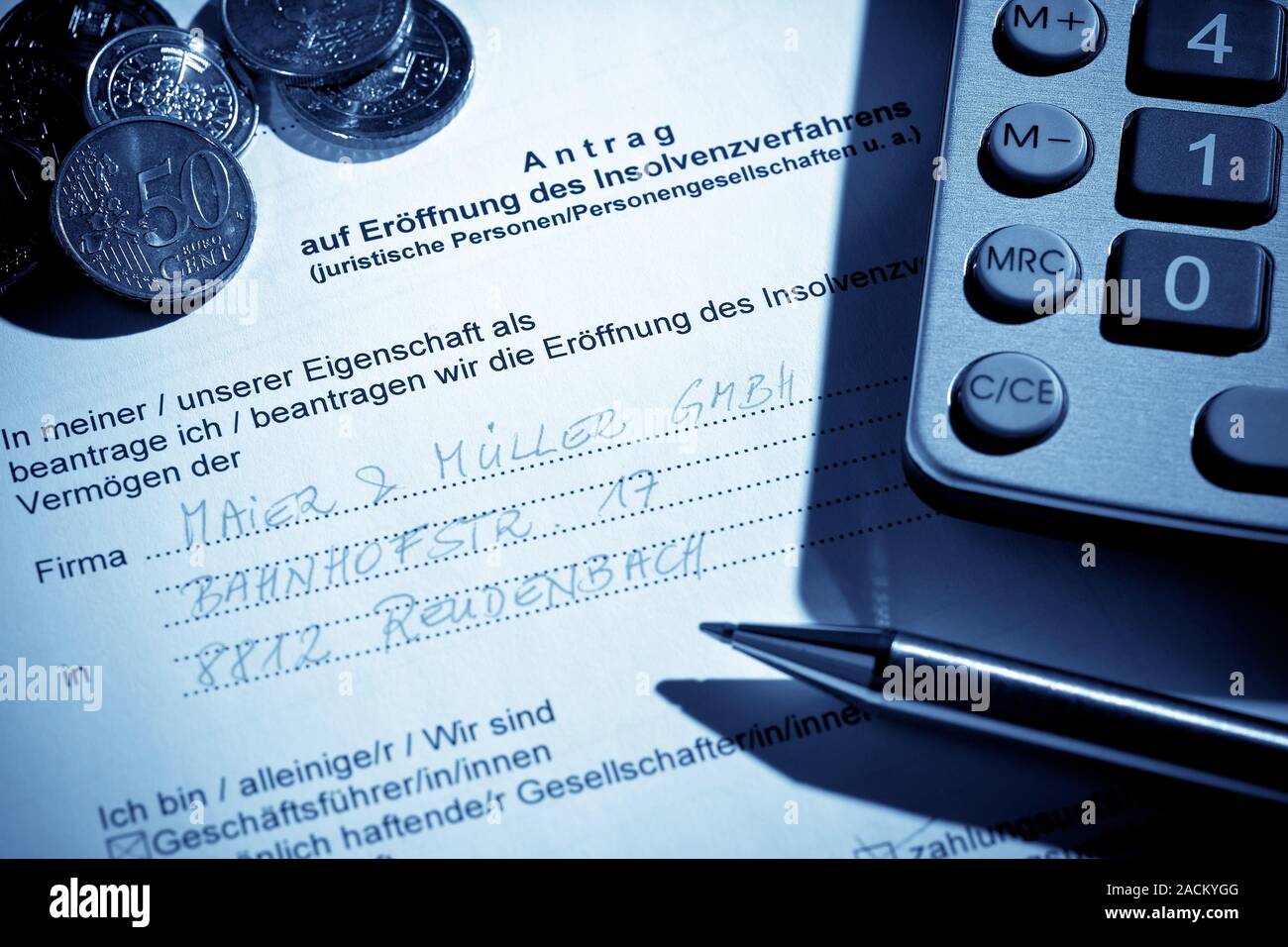 Insolvent company hi-res stock photography and images - Alamy