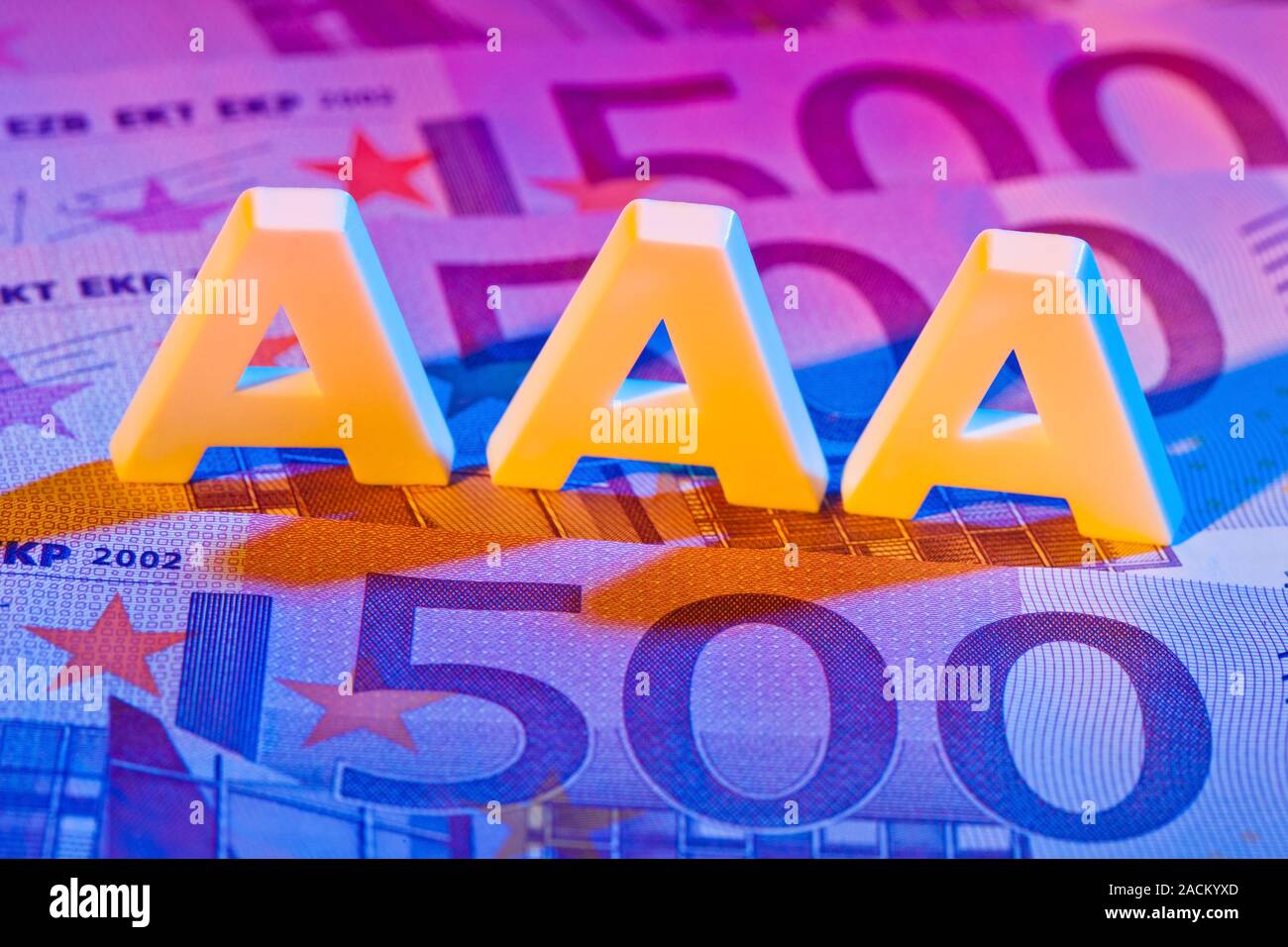 The Tripple A of a rating agency. AAA Stock Photo - Alamy