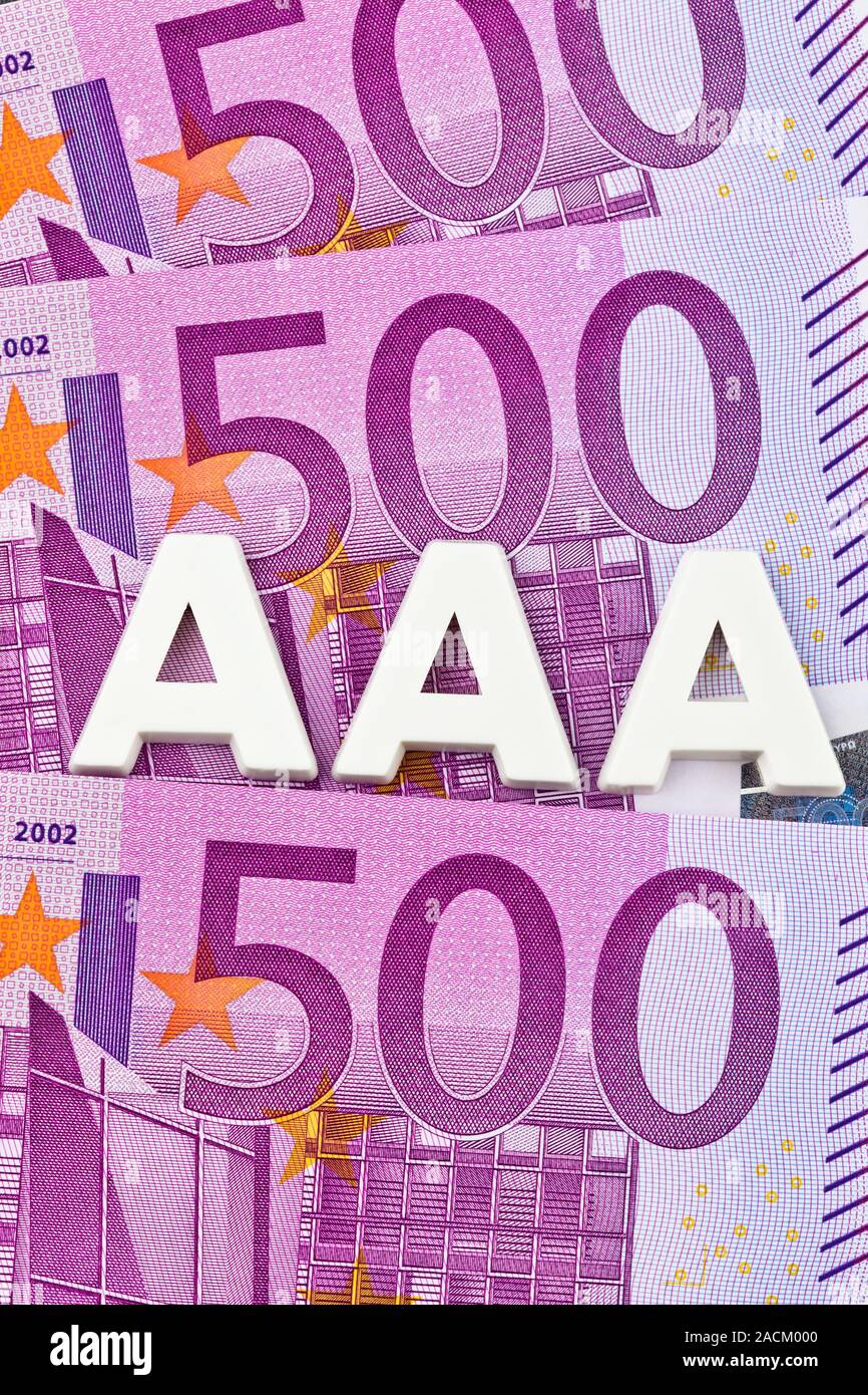 The Tripple A of a rating agency. AAA Stock Photo - Alamy