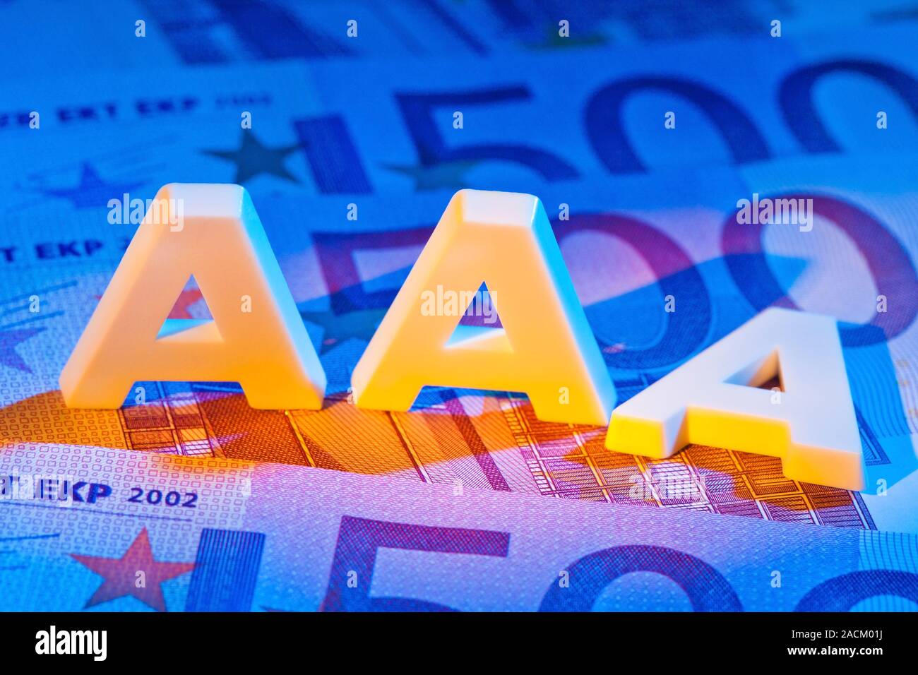 The Tripple A of a rating agency. AAA Stock Photo - Alamy