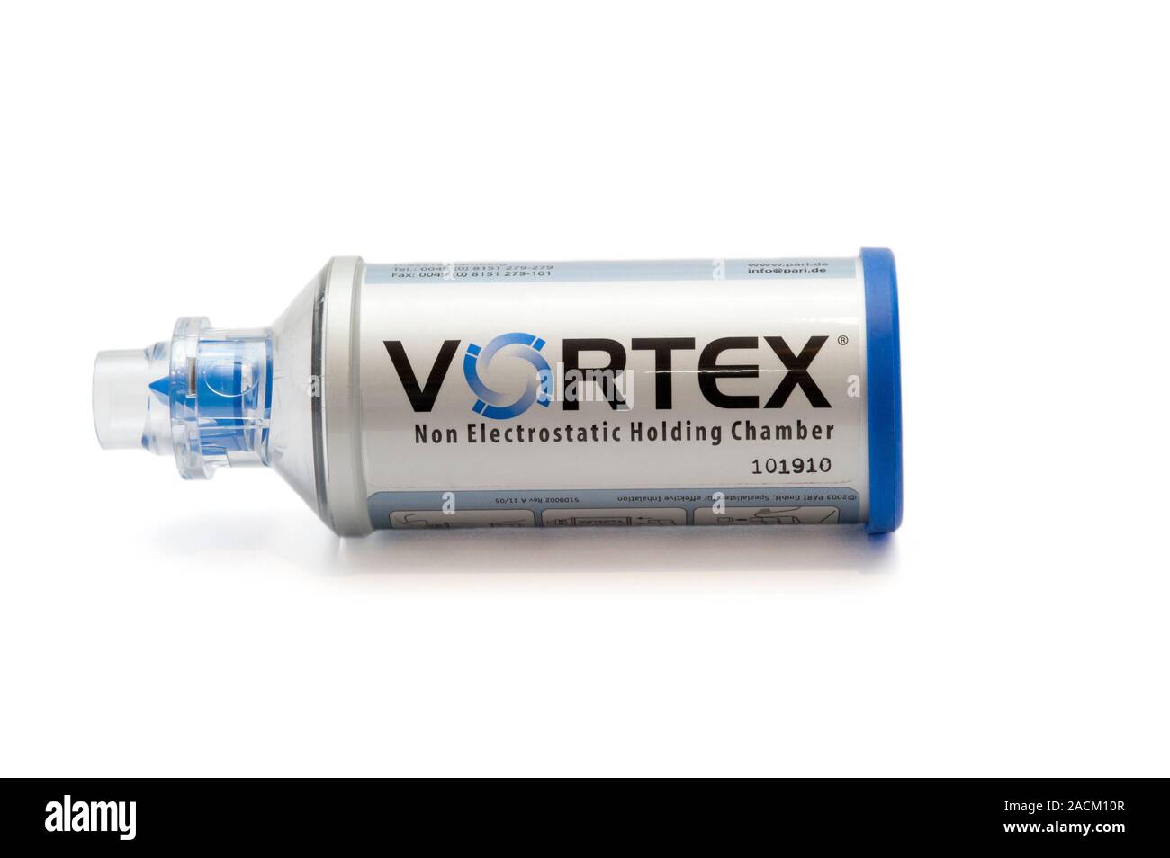 Vortex spacer, a volumatic adaptor device that attaches to a hand-held ...
