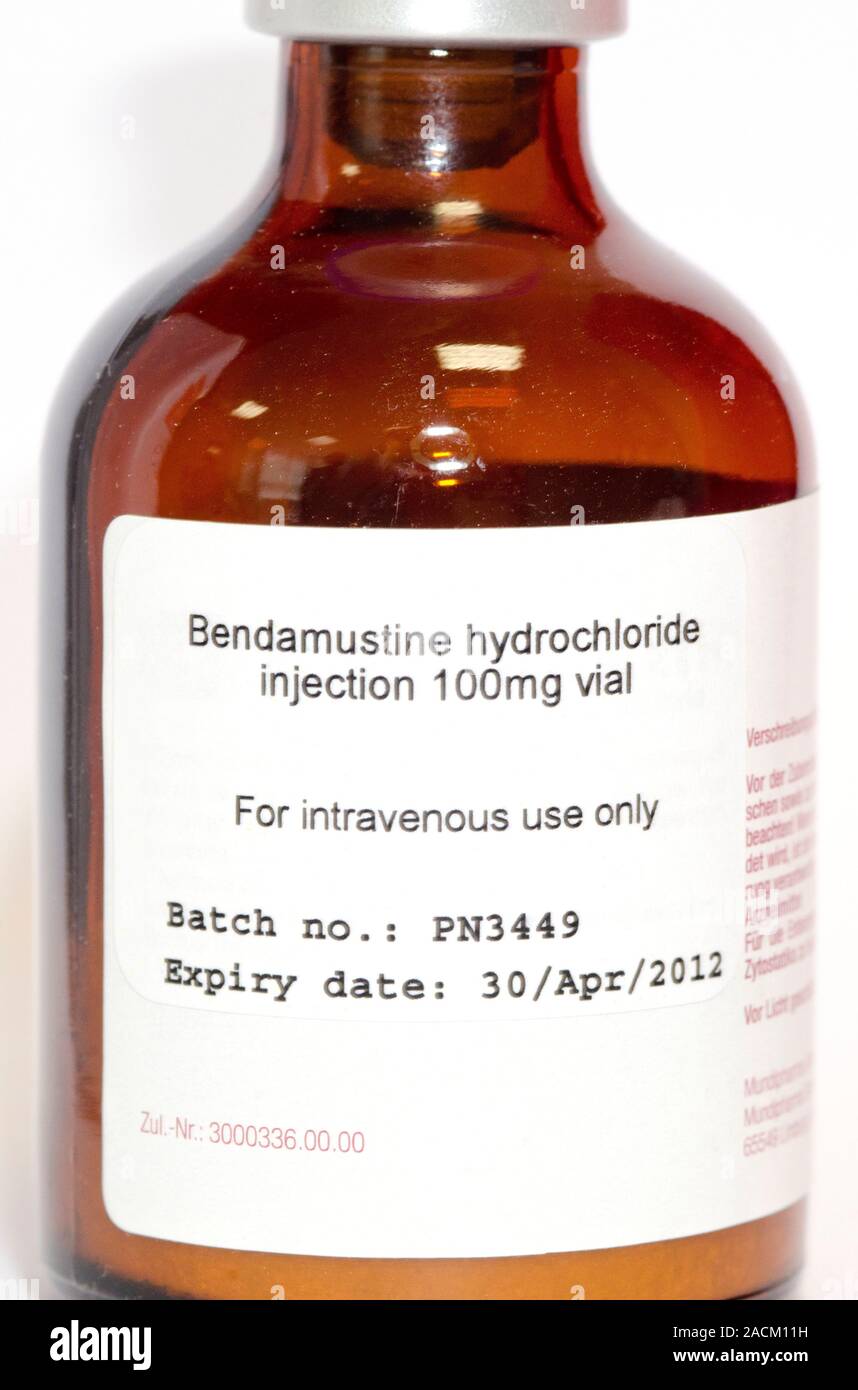 Bendamustine chemotherapy drug used to treat chronic lymphocytic ...