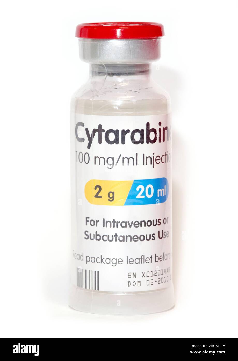 Cytarabine (cytosine arabinoside) chemotherapy drug used to treat ...