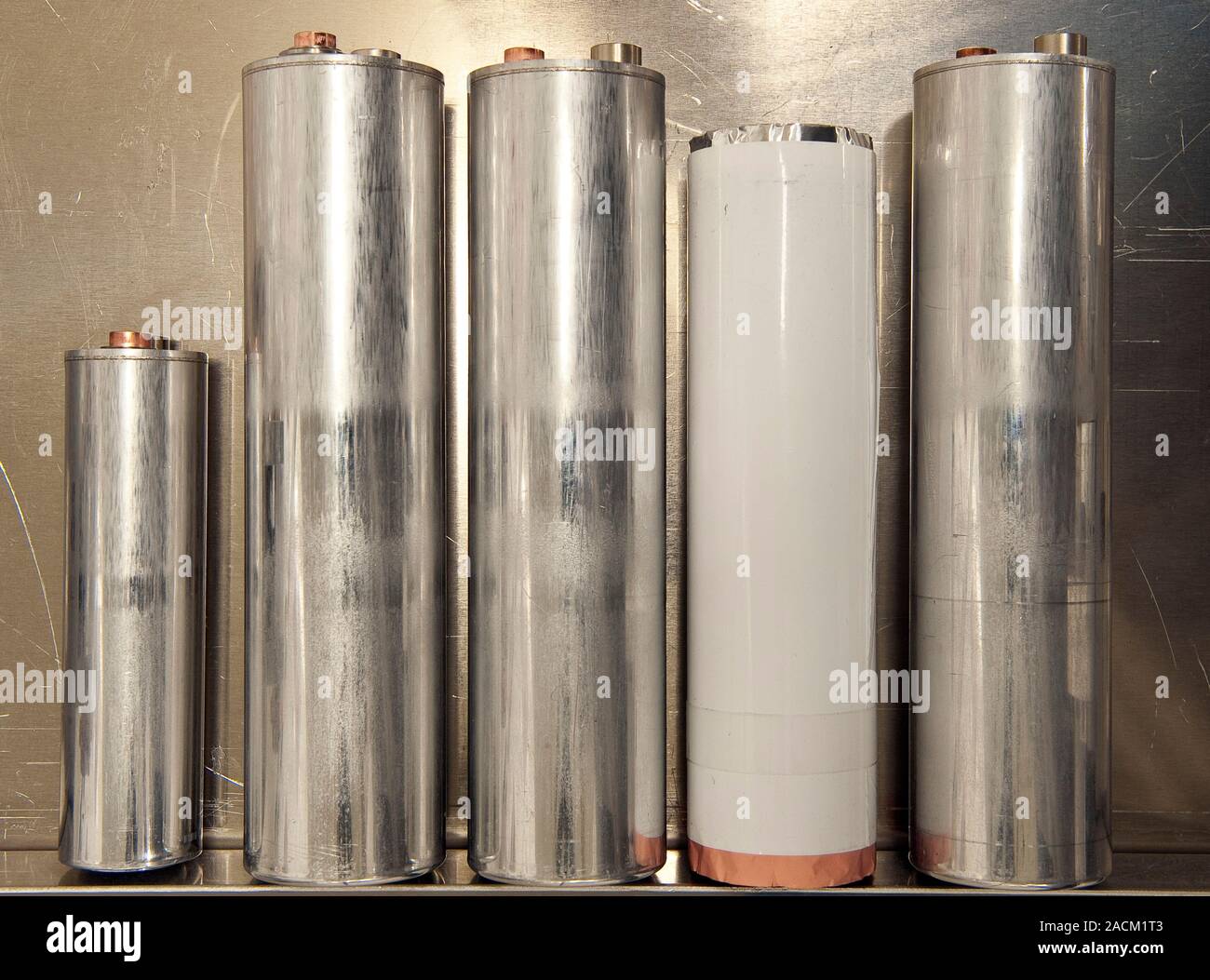 Electric car battery production. Lithium-ion battery cells for use in ...