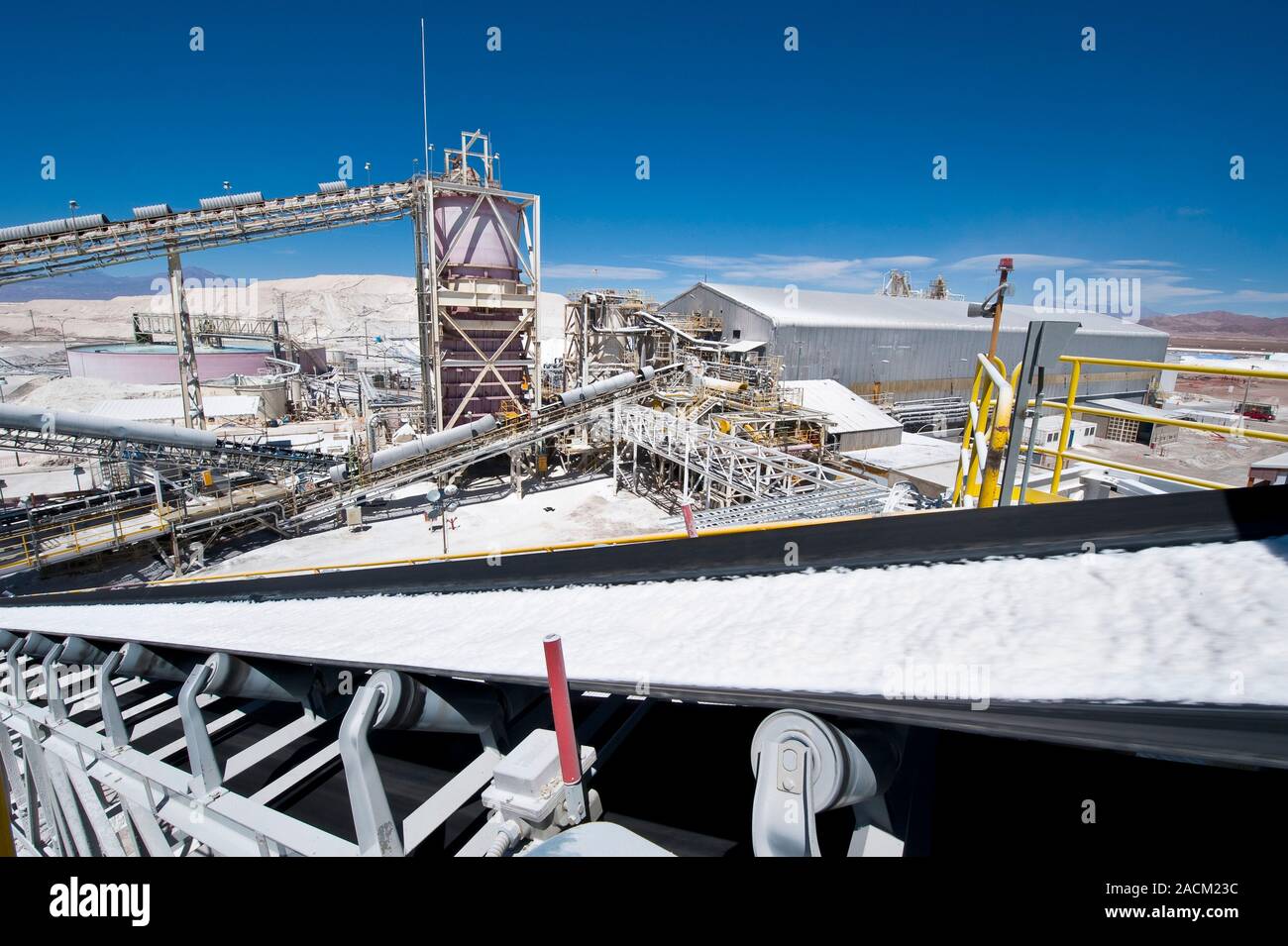 Lithium production. Plant for processing lithium chloride into lithium ...