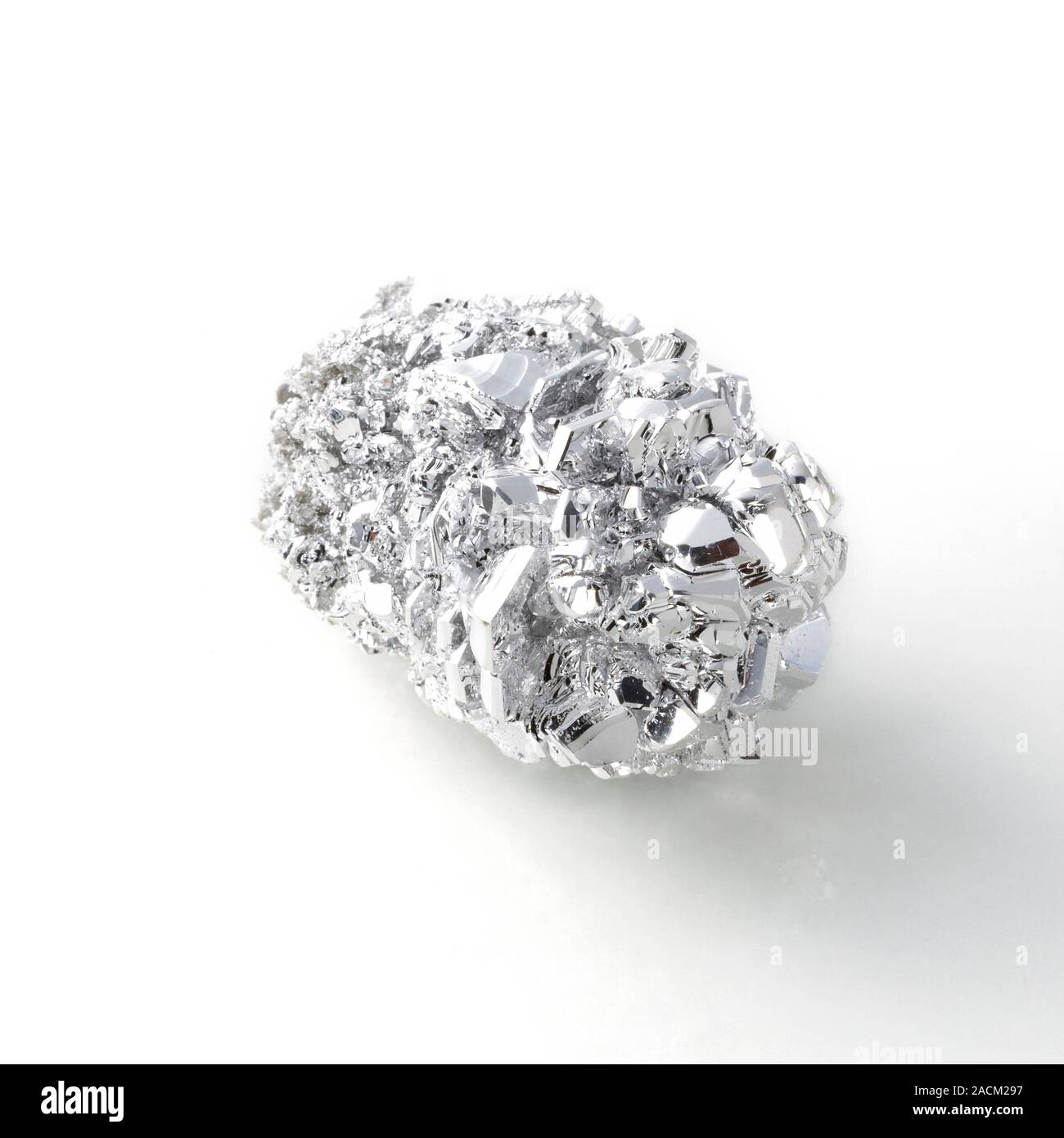 Magnesium. Sample of the alkaline earth metal magnesium (Mg). Magnesium ...