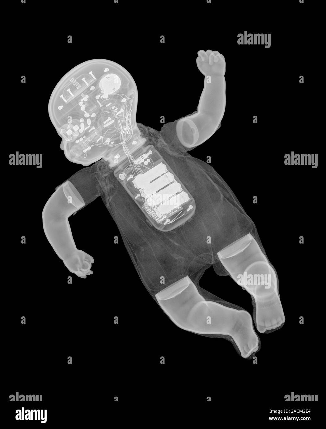 Toy baby, X-ray Stock Photo - Alamy