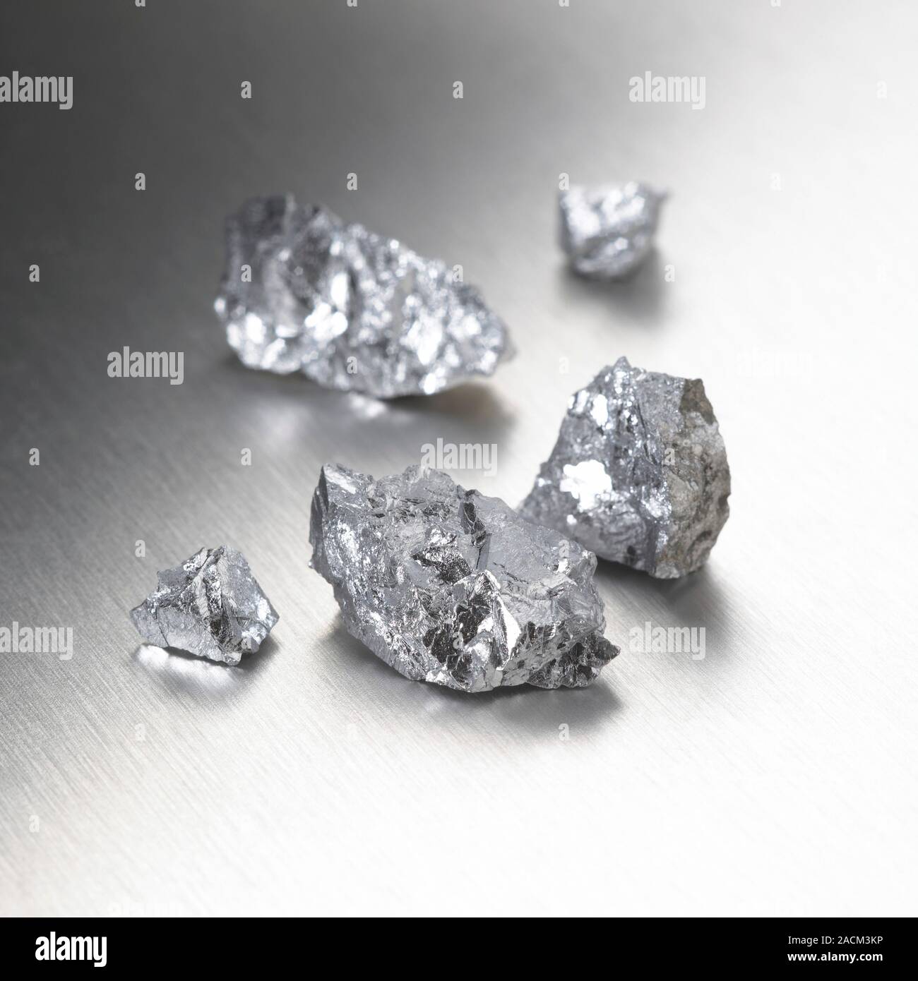 Chromium. Samples of the transition metal chromium (Cr). Chromium has ...