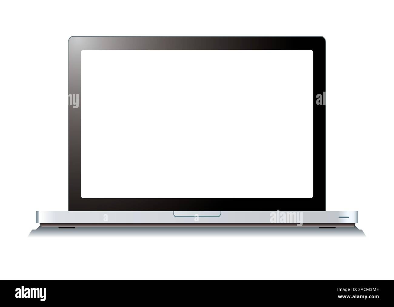 Laptop computer white screen Stock Photo - Alamy Laptop computer white screen Stock Photo - Alamy
