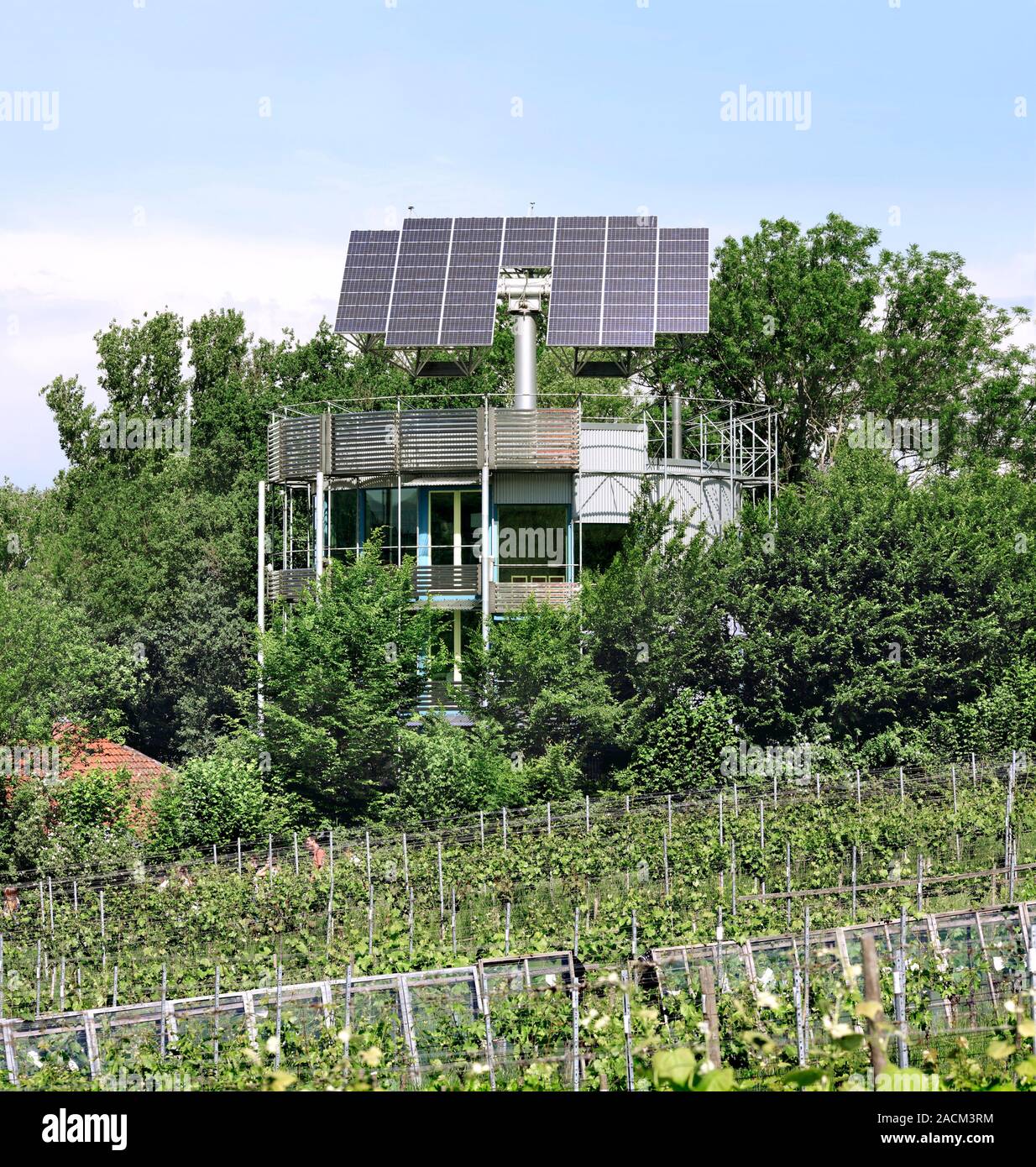 Heliotrope solar house. This rotatable solar house, named the HELIOTROP ...