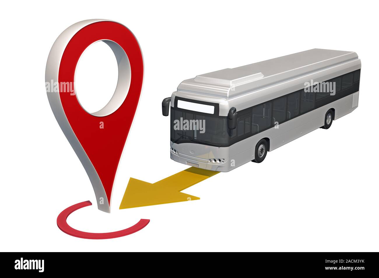 Bus route map Cut Out Stock Images & Pictures - Alamy