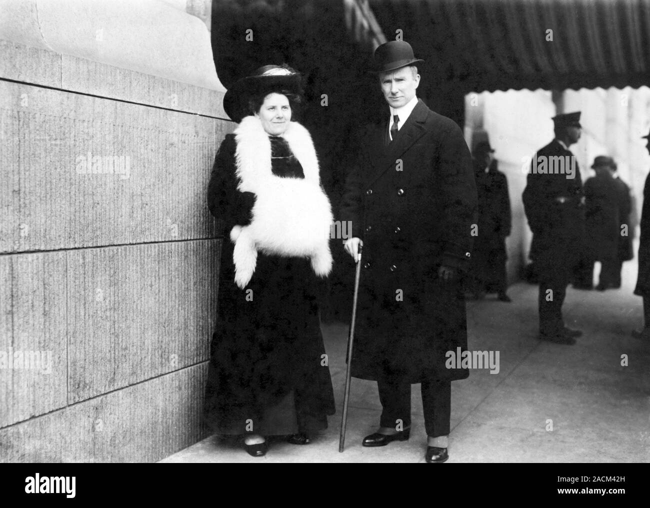 Arthur Henry Rostron (1869-1940), captain of the Carpathia, with his ...