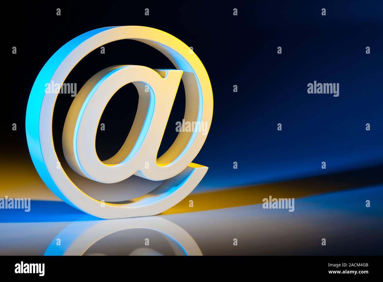 E-mail characters. Online communication Stock Photo - Alamy