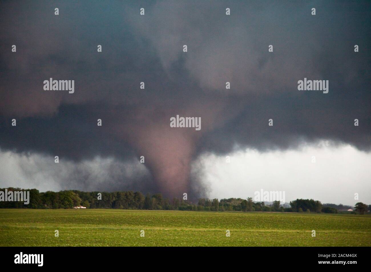 EF4 tornado near Albert Lea, Minnesota, USA. A tornado is a rapidly ...