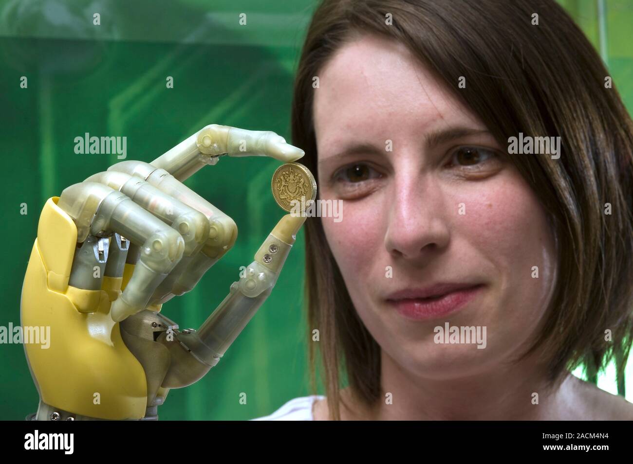 i-LIMB bionic hand. This is the i-LIMB Hand model, developed by the ...