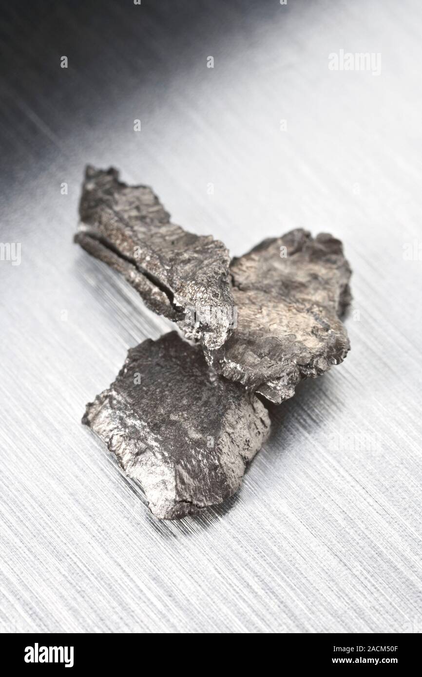 Gadolinium. Samples of the rare earth metal Gadolinium (Gd). The rare ...