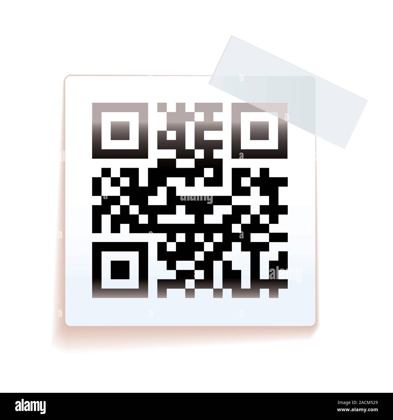 Qr code paper hi-res stock photography and images - Alamy
