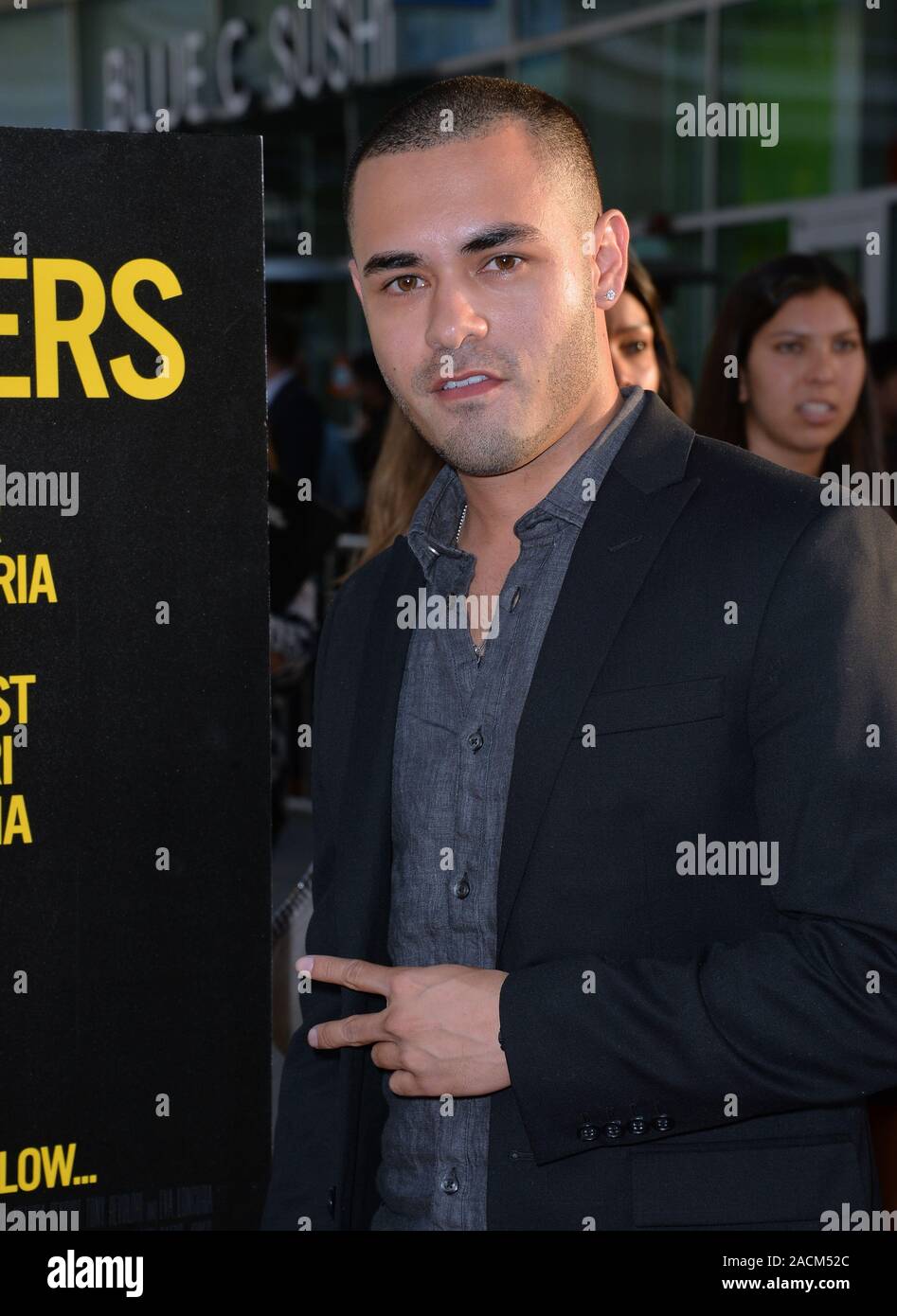 LOS ANGELES, CA. June 1, 2016: Actor Gabriel Chavarria at the LA Film ...