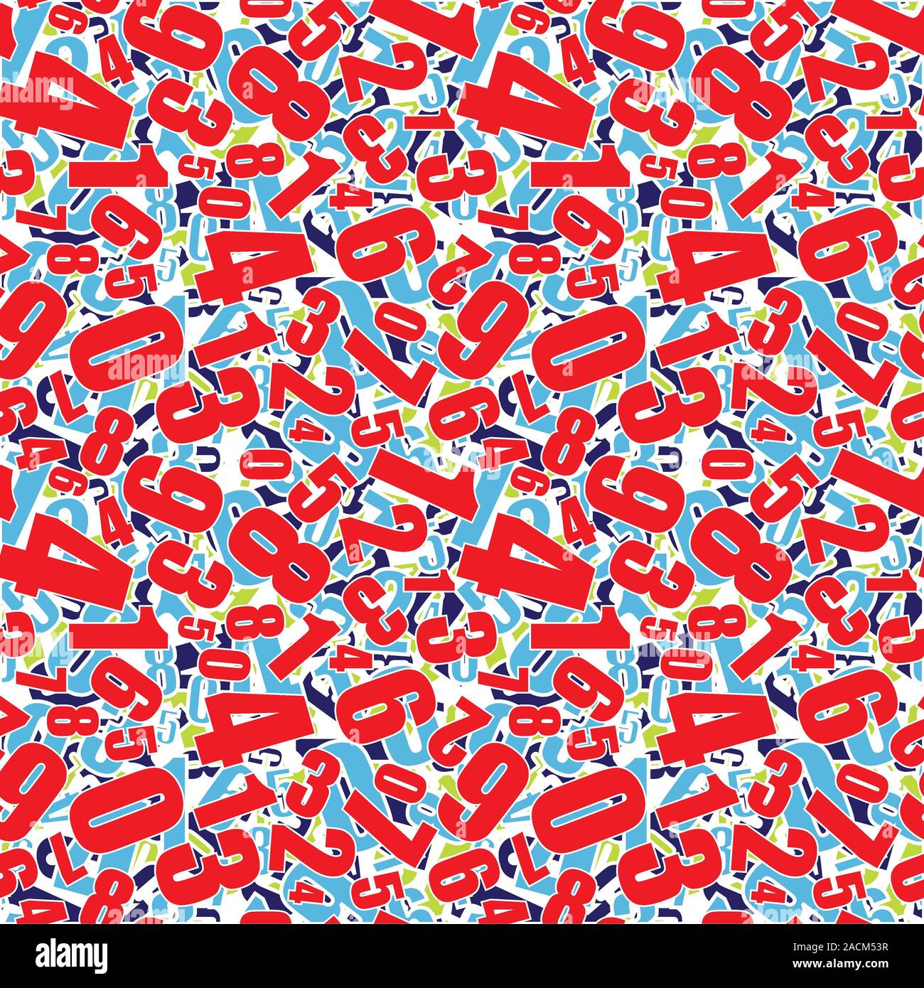 Pattern numbers background Stock Photo - Alamy
