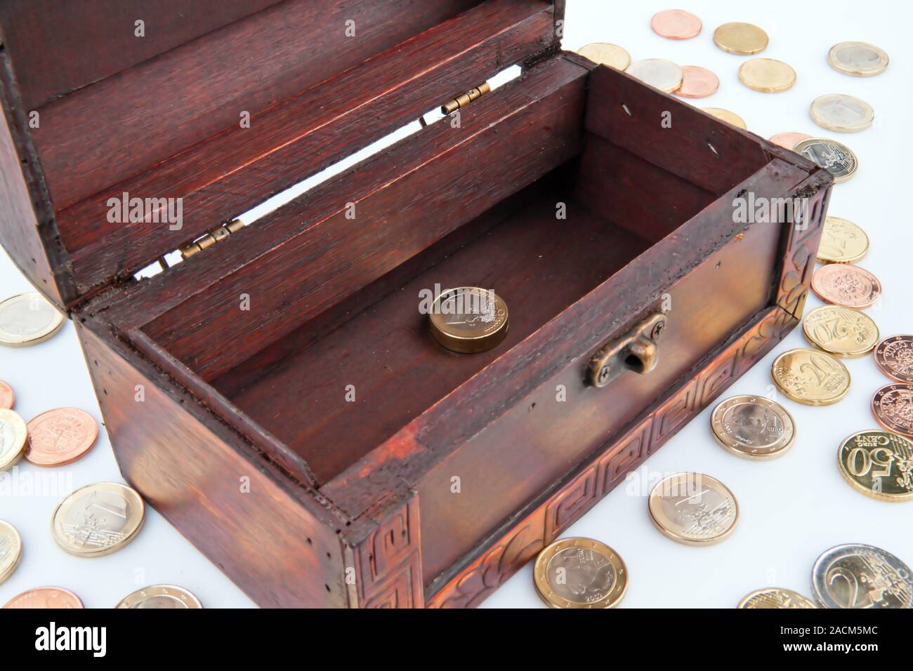 Empty state coffers. Debts in the budget Stock Photo - Alamy
