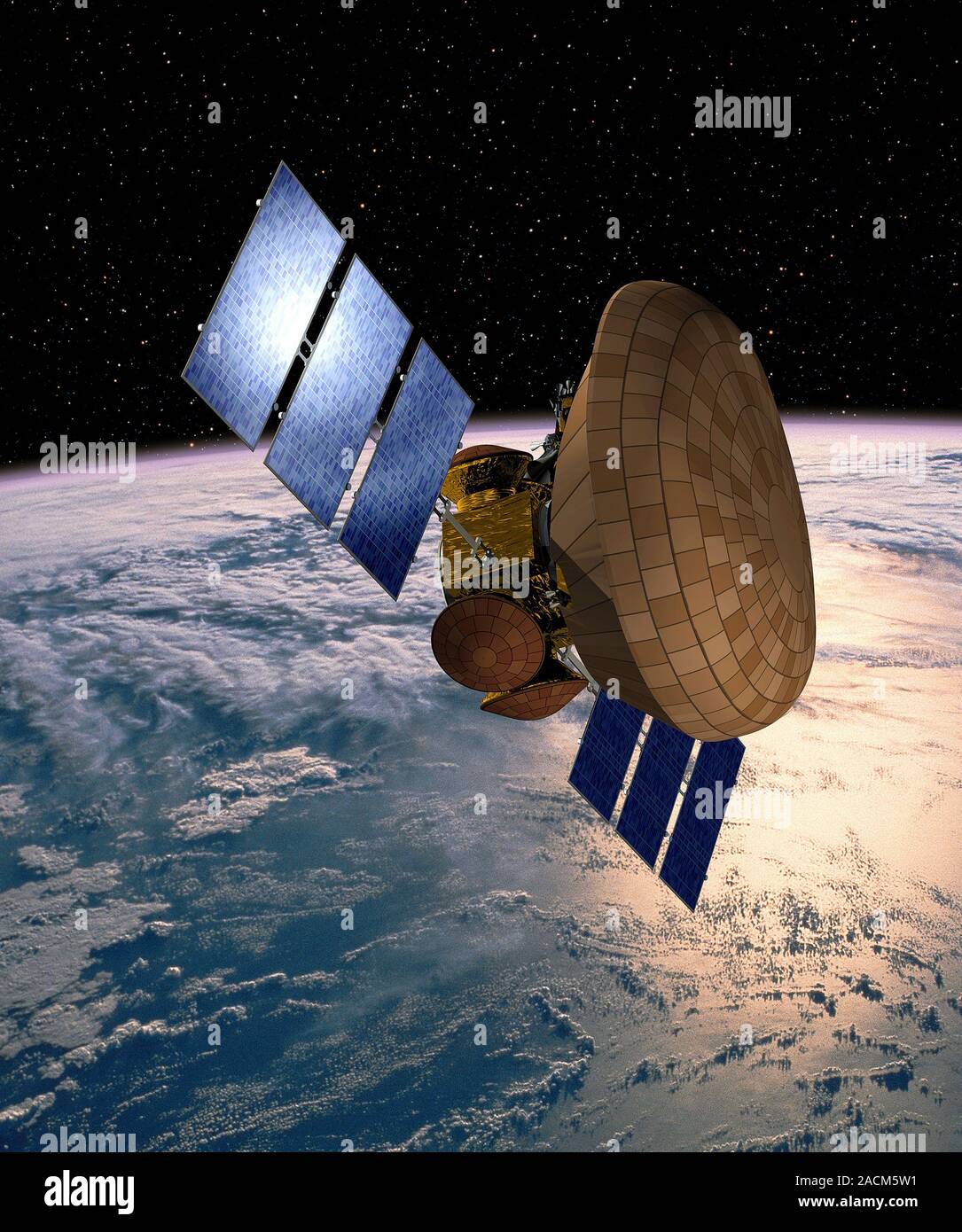 Mars Sample Return mission in Earth orbit, artwork. This CNES (French ...