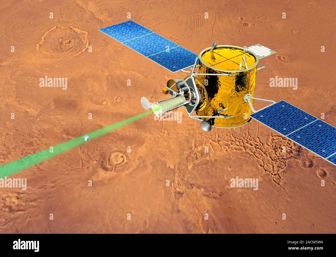 Mars Sample Return collection, artwork. This CNES (French) spacecraft was based on plans ...