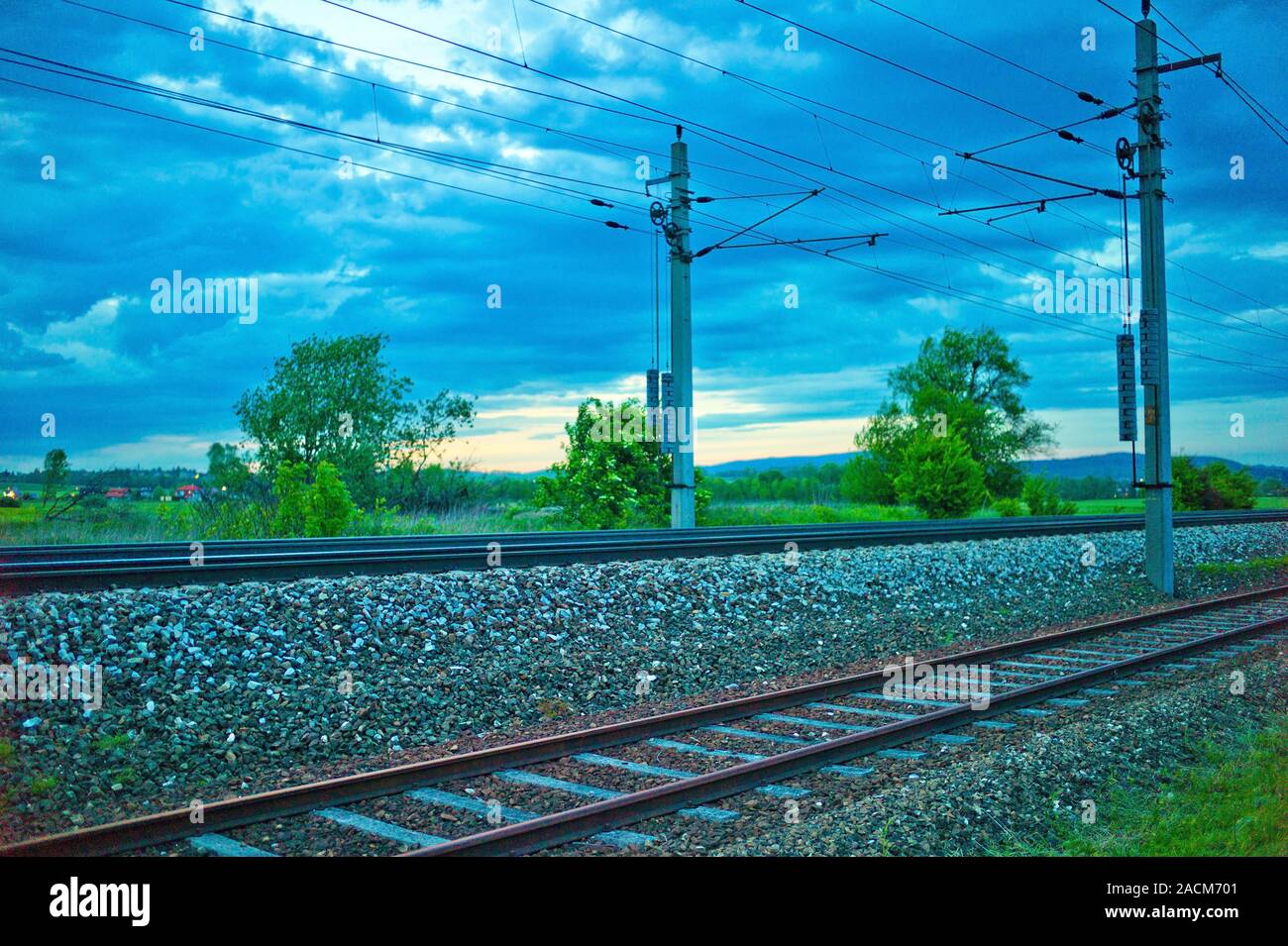 Dark railway hi-res stock photography and images - Alamy