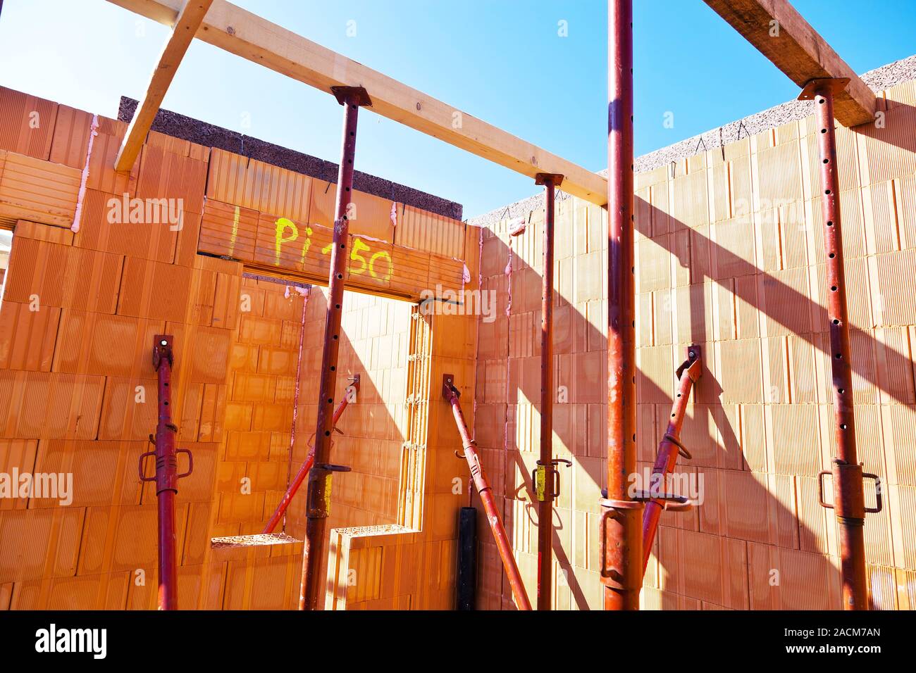 Carcass of a residential building Stock Photo - Alamy