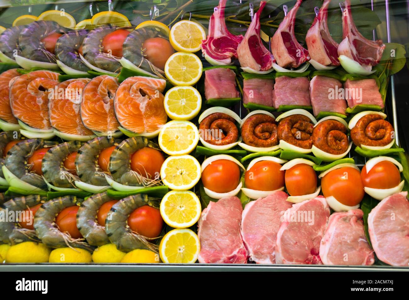 Fish in a fish restaurant Stock Photo - Alamy