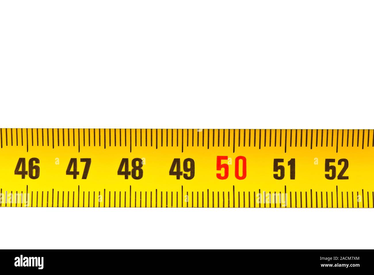 Yellow tape measure Stock Photo - Alamy