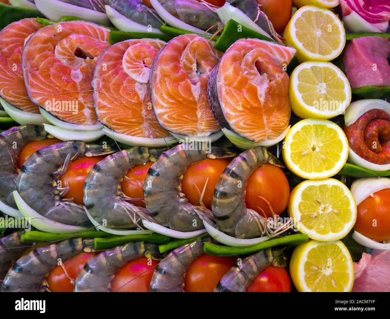 Fish in a fish restaurant Stock Photo - Alamy