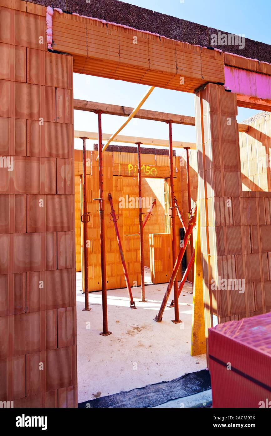 Carcass of a residential building Stock Photo - Alamy