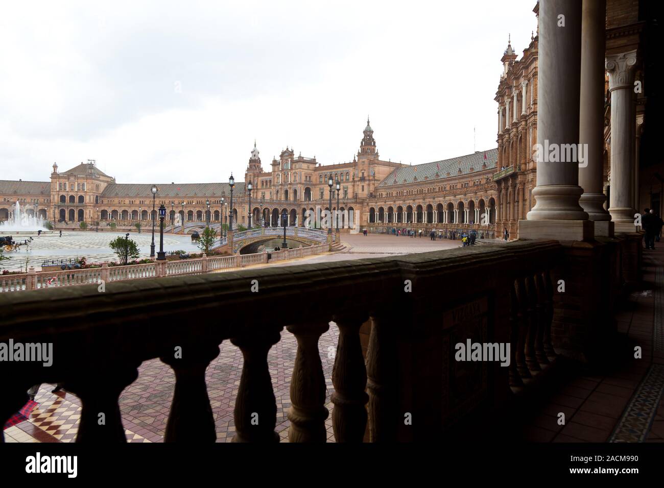 Spain, Seville, Spanish Pavilion Stock Photo - Alamy