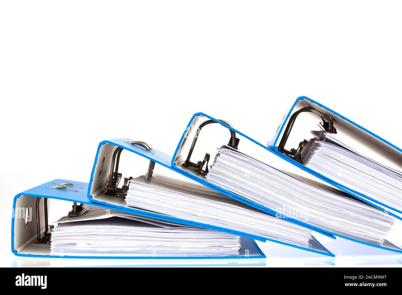 Files Folder with documents and papers Stock Photo - Alamy
