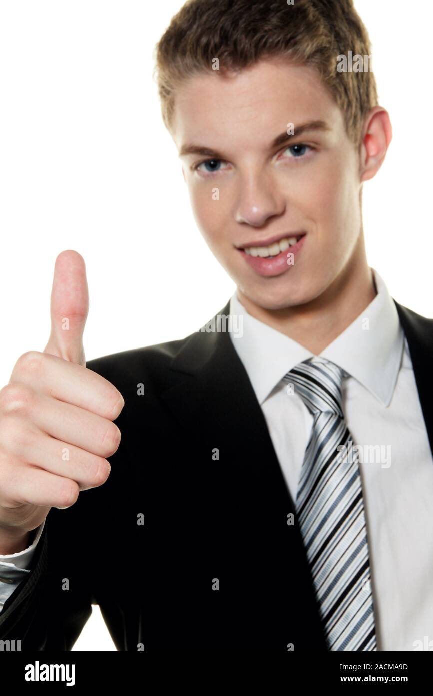 Successful young man Stock Photo - Alamy