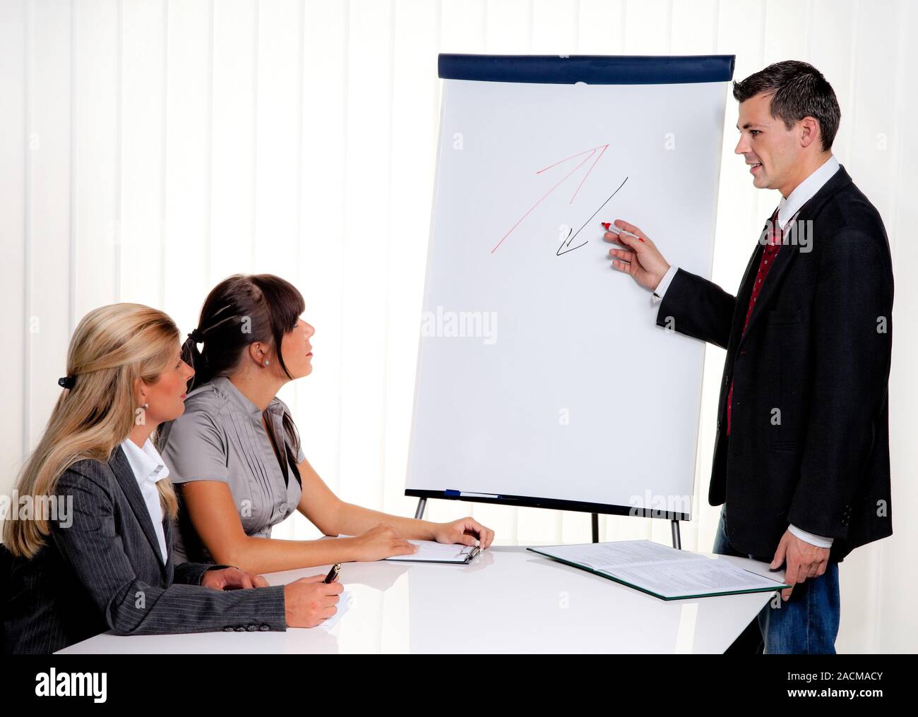 Employee education Adult training Stock Photo - Alamy