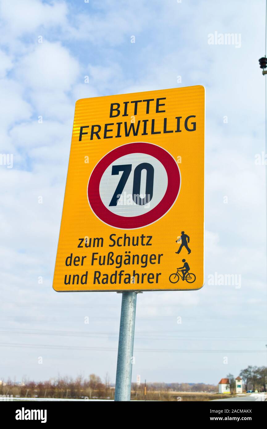 Homemade traffic sign Stock Photo - Alamy