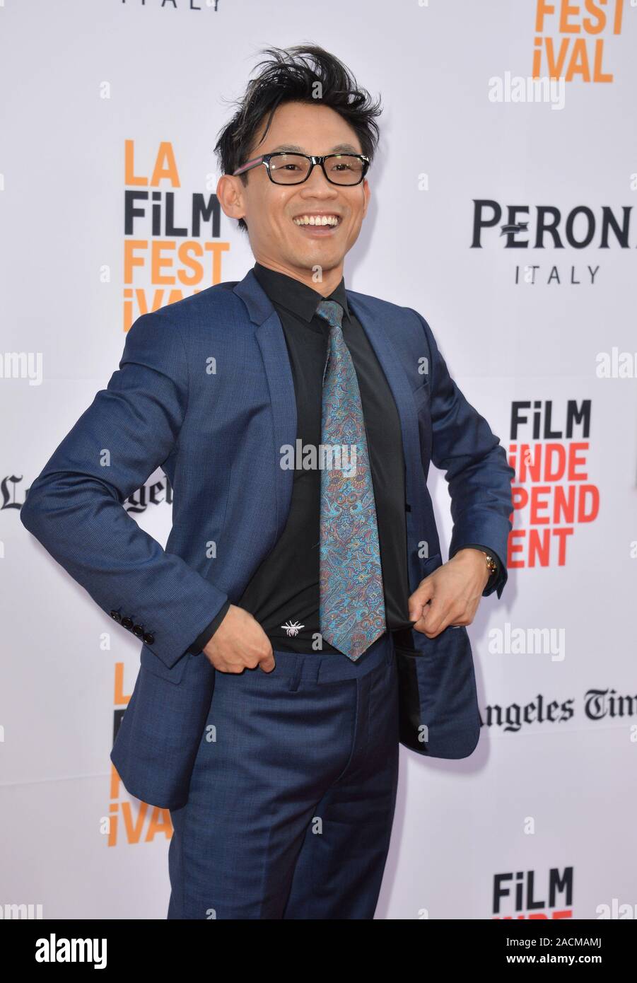 LOS ANGELES, CA. June 7, 2016: Director James Wan at the world premiere ...