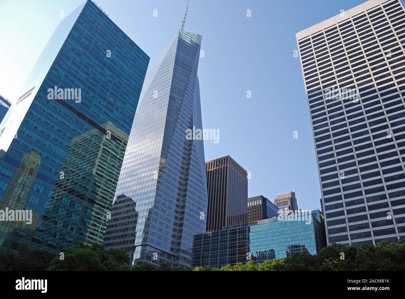 Manhatten skyscrapers hi-res stock photography and images - Alamy