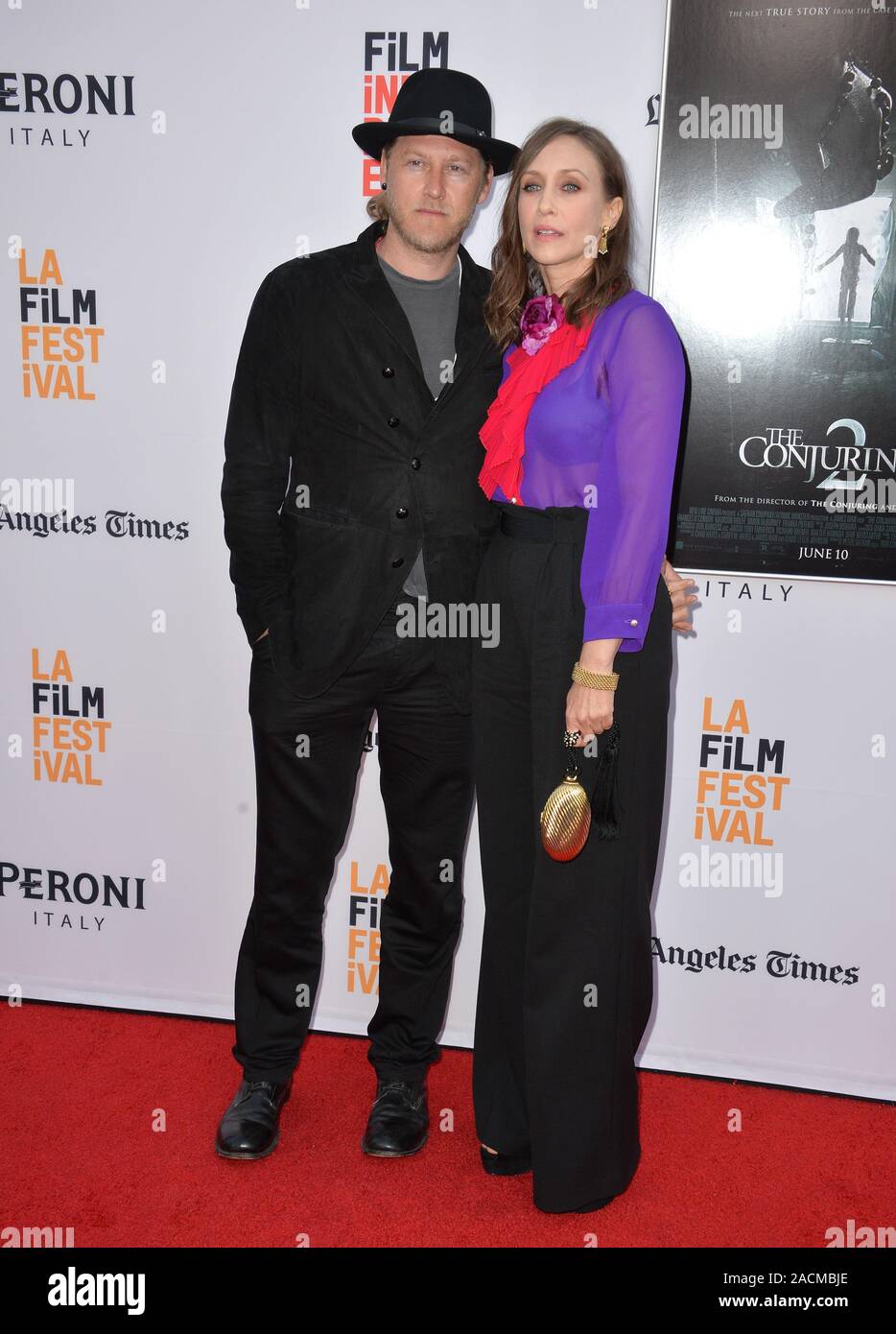 LOS ANGELES, CA. June 7, 2016: Actress Vera Farmiga & husband Renn ...