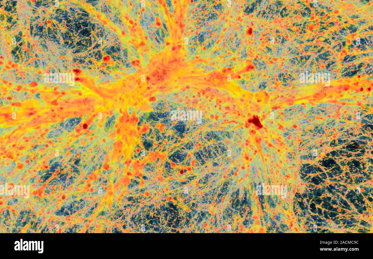Early galaxies hydrodynamics modelling. Supercomputer model of ...