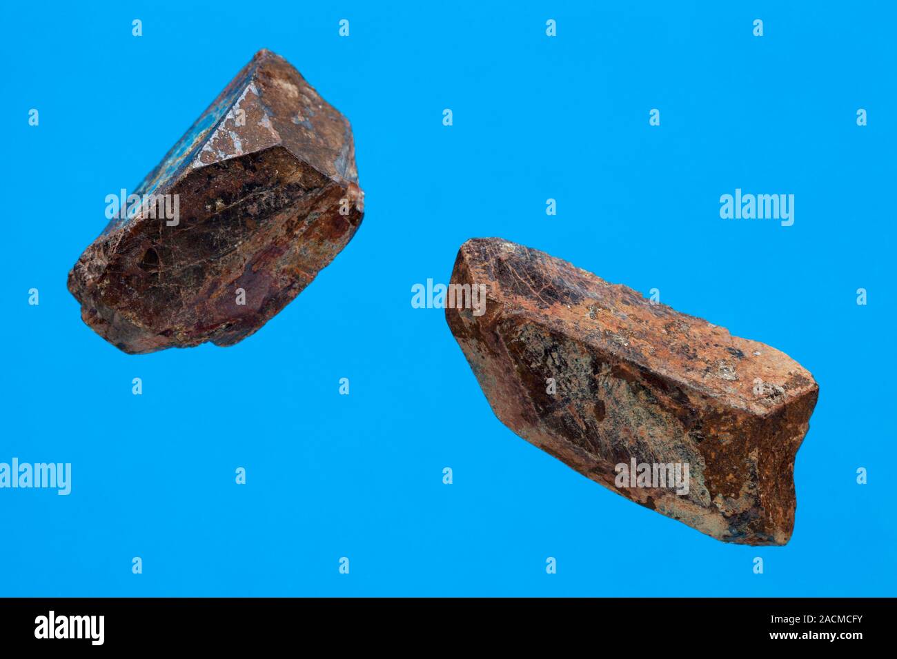 Monazite crystals. Monazite is a rare earth phosphate mineral. A rare ...