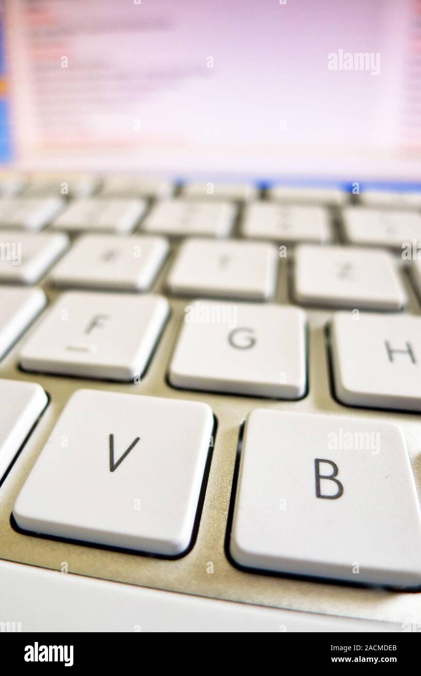 Keys of a computer Stock Photo - Alamy