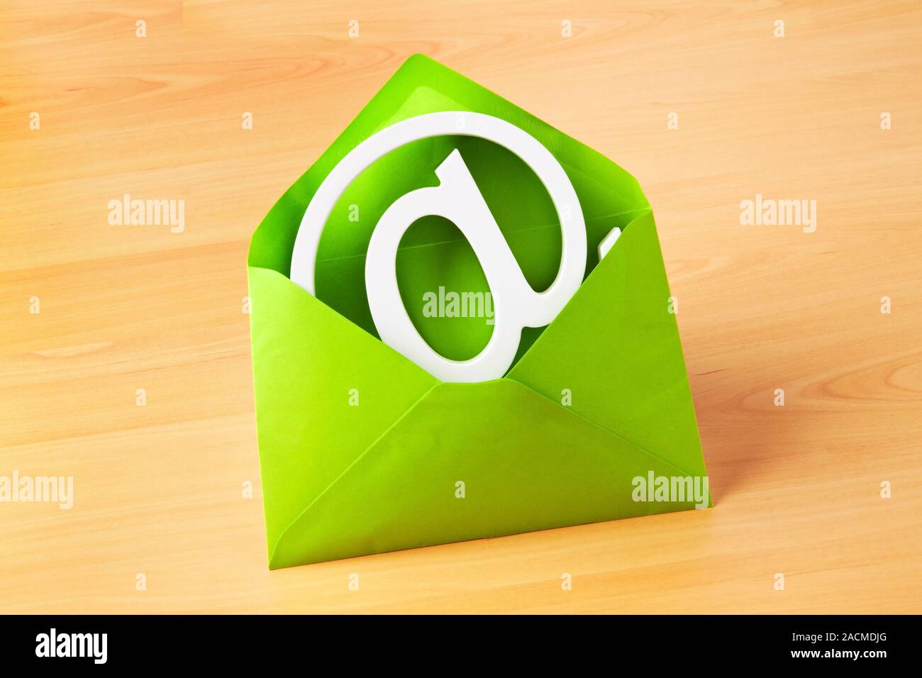 Envelope with e-Mail sign Stock Photo - Alamy
