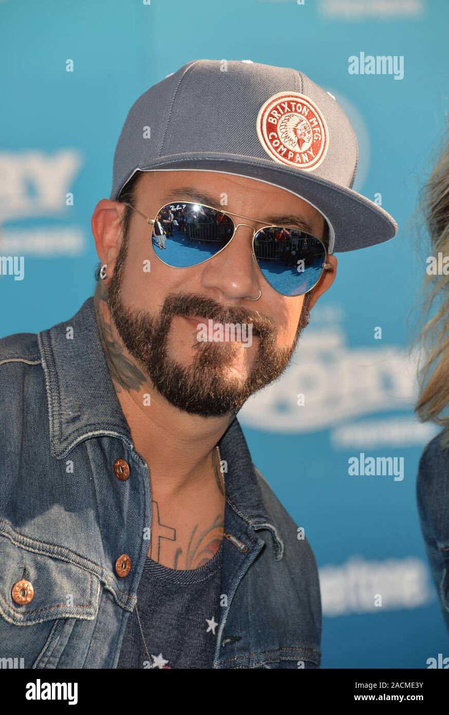 LOS ANGELES, CA. June 8, 2016: Actor/musician A.J. McLean, of The ...