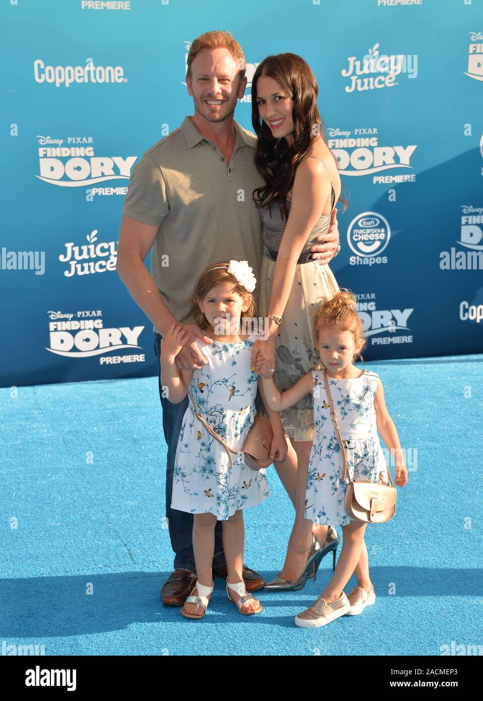LOS ANGELES, CA. June 8, 2016: Actor Ian Ziering & wife Erin Kristine ...