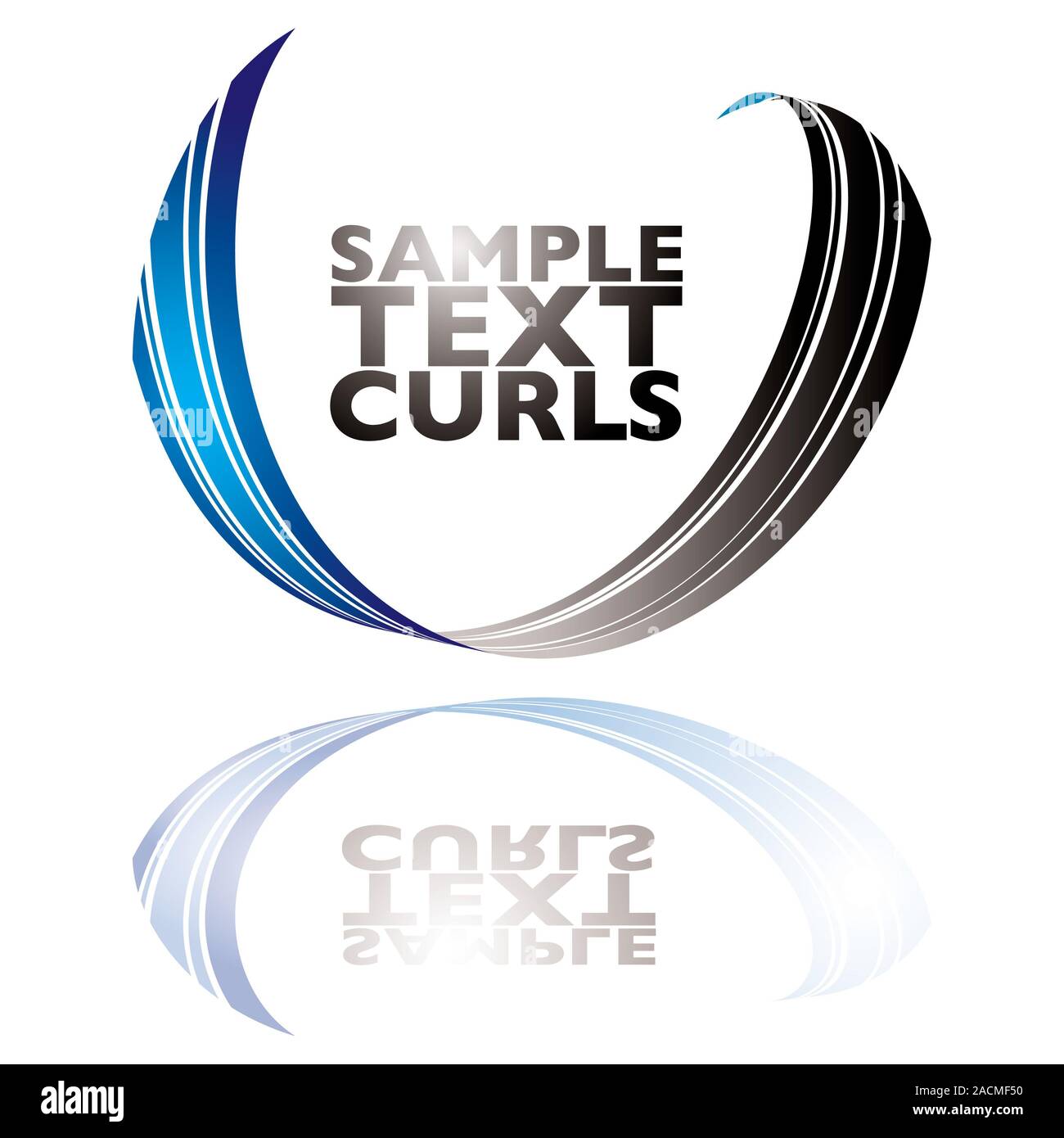 Blue gradient loop hi-res stock photography and images - Alamy